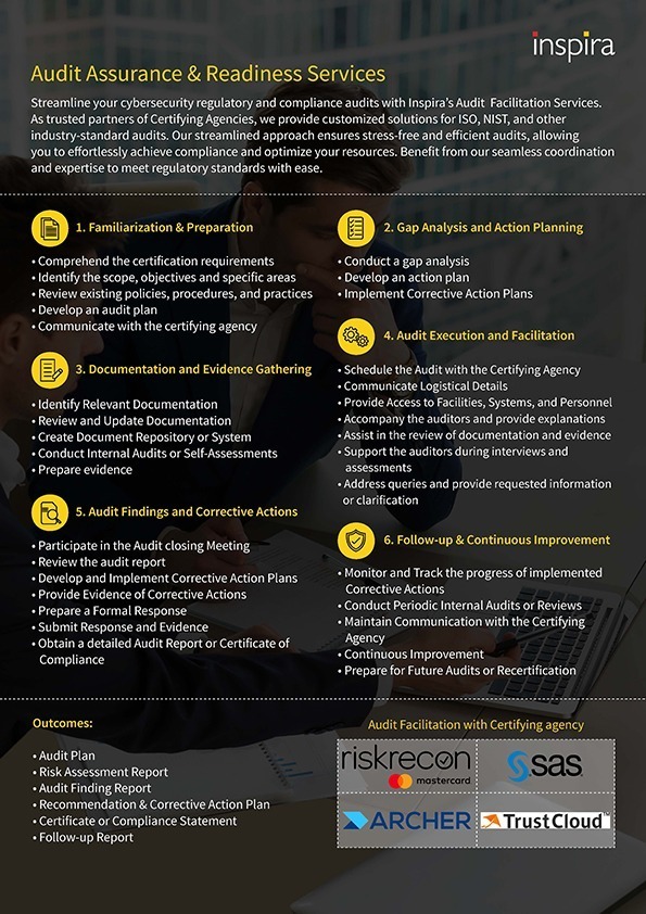 Thank You Audit Assurance Readiness Services Brochure | Inspira Enterprise